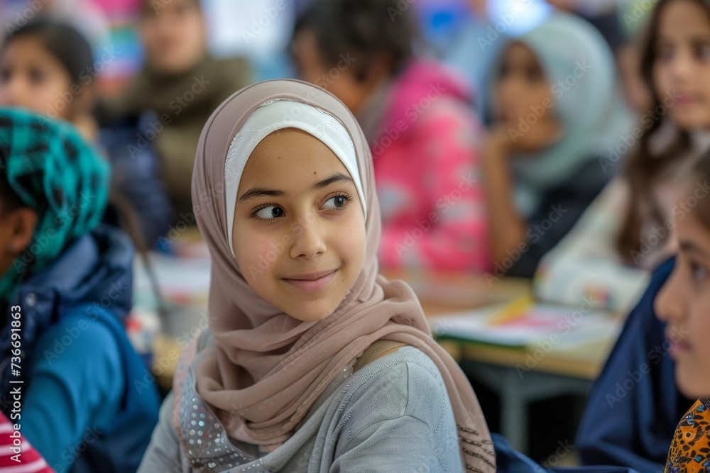 Empowering female educators in a diverse classroom setting Highlighting ...