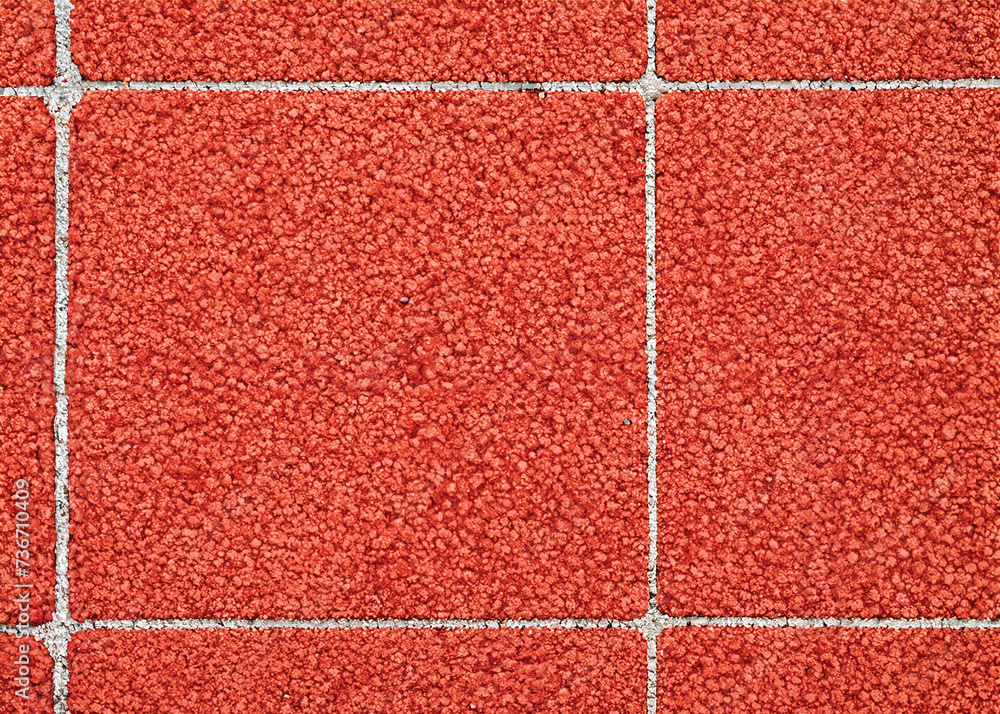 Playground Red Tennis court rubber surface tile texture Stock Photo ...