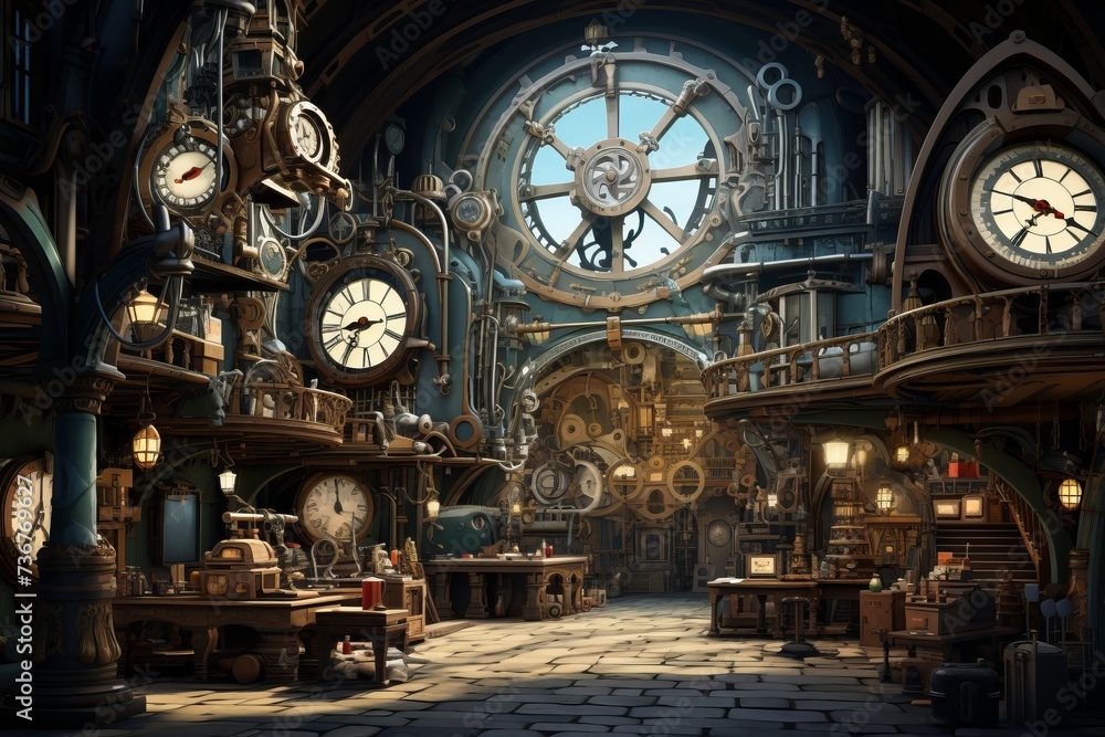 Dive into the charm of yesteryear's tech with a cartoon background ...