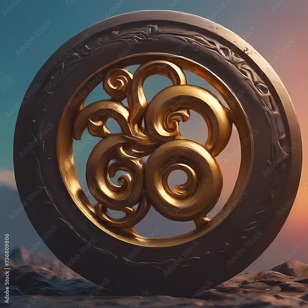 Celtic symbol, Triskelion, an ancient symbol representing spiruality ...