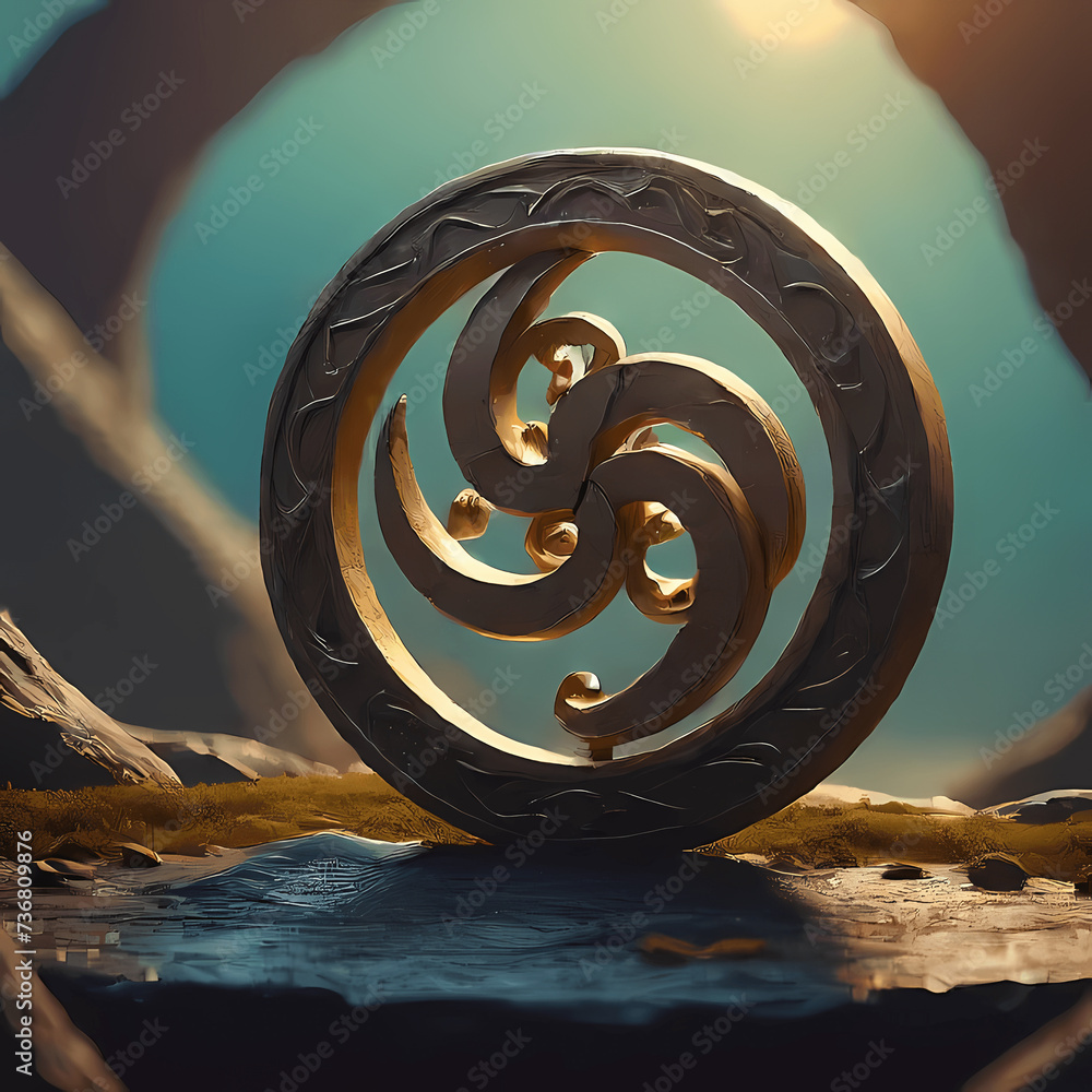 Celtic symbol, Triskelion, an ancient symbol representing spiruality ...