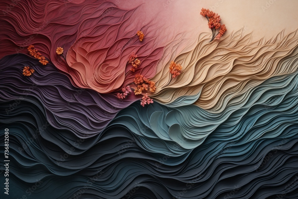 Celebrate the art of texture in design with a background that combines ...