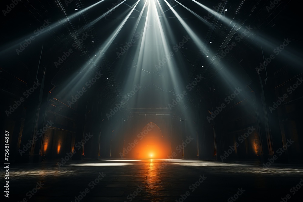 Illuminate your creative vision with a spotlight background, featuring ...
