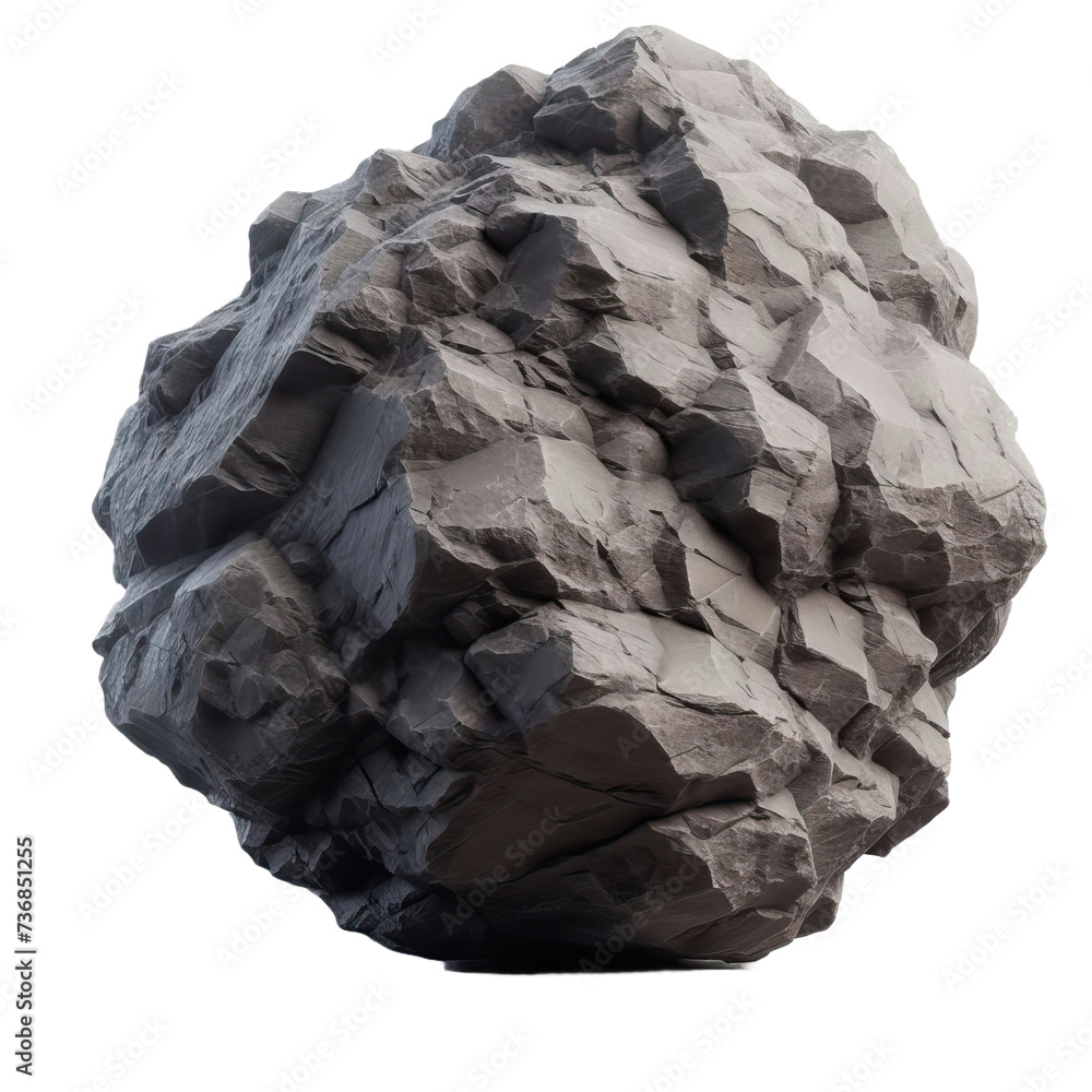 Andesite | stone | and dark color. isolated on a transparent background ...