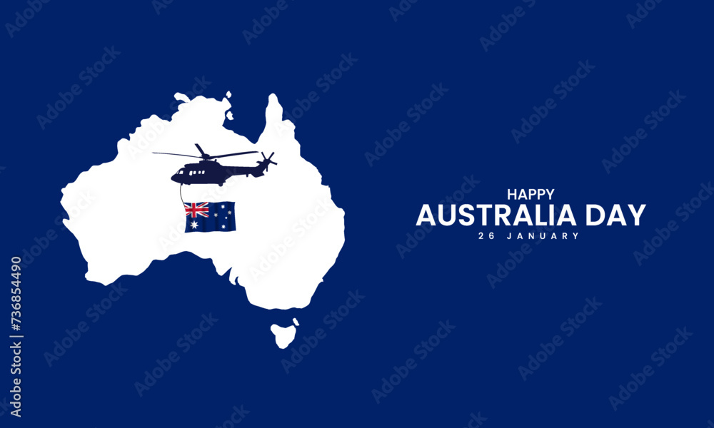 Happy Australia Day. Australia day creative design for social media ...