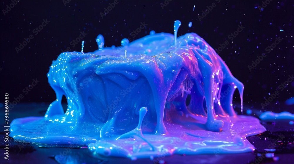 Glow-in-the-dark slime Create a mesmerizing slime that glows in the ...