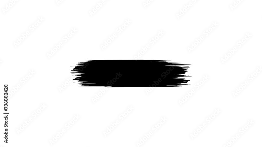Brush Stroke effect animation. seamless looping motion graphics ...