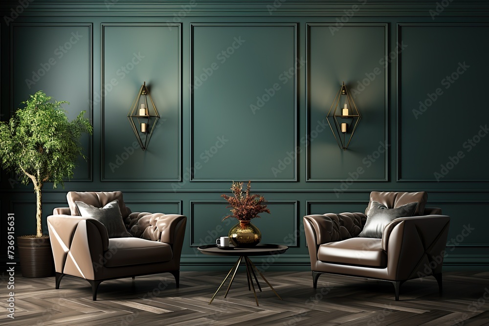 stylist and royal Modern luxury lounge and living room interior design ...