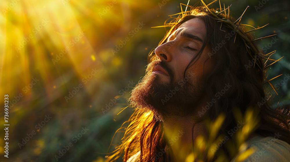 Jesus Christ is hopeless and unmotivated, long robe, fictitious place ...