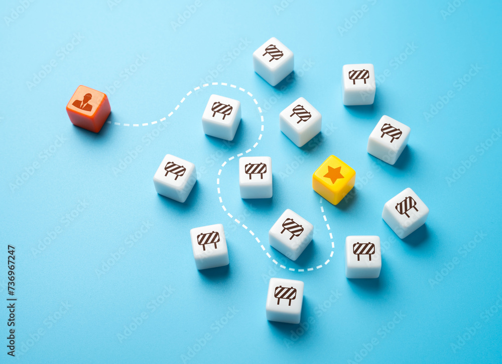 Find success star through obstacles. Gain recognition and fame ...