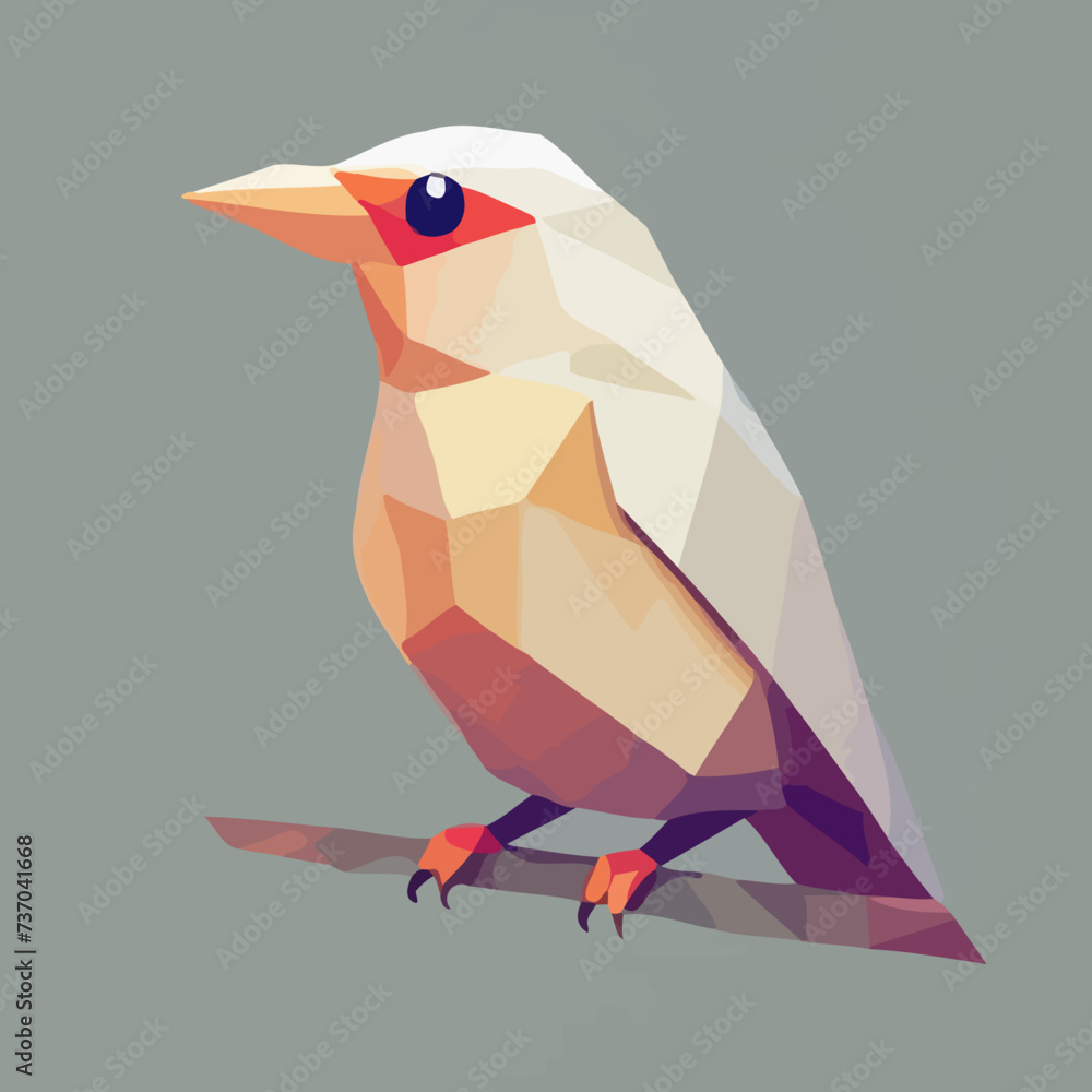 Low poly bird Discover the captivating world of low poly birds with ...