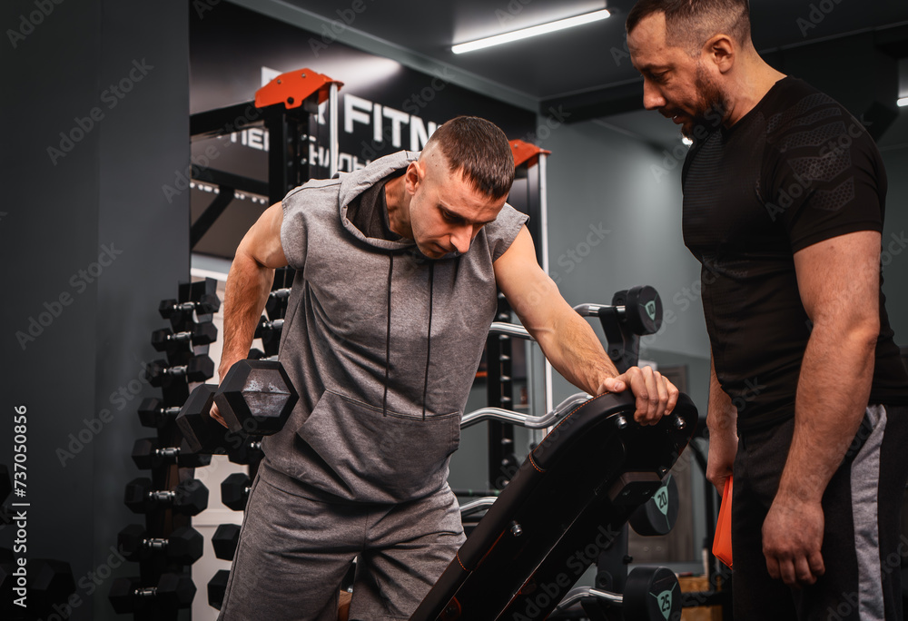 The coach monitors the correctness of the student's exercise with ...