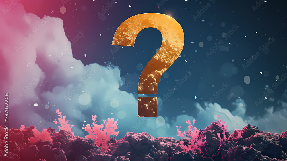 Question mark symbol, question mark that stimulates thinking Stock ...