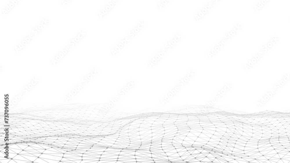 Light cyberspace in digital background. Vector abstract technology ...