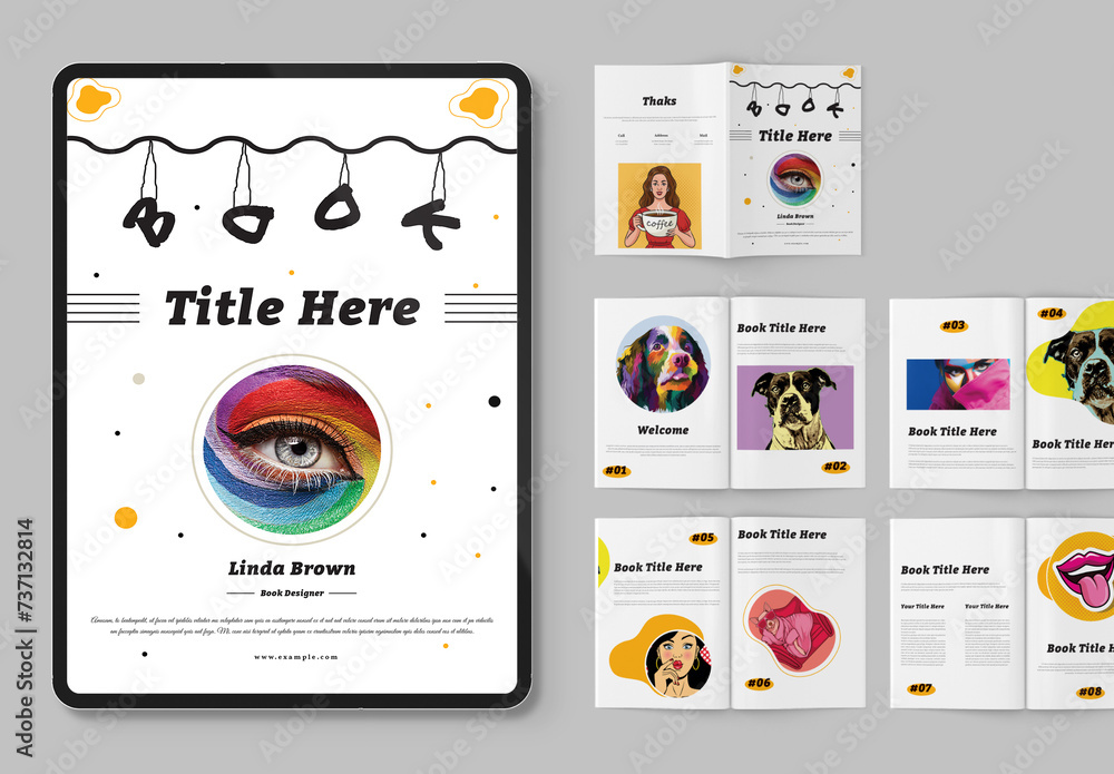Book Magazine Stock Template | Adobe Stock