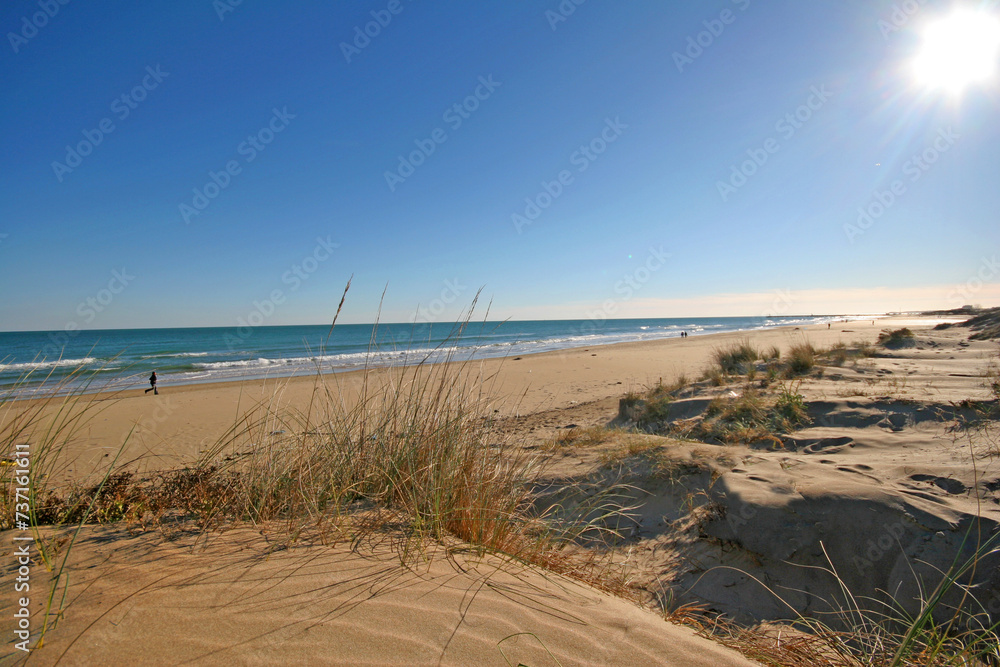Plage de Carnon le Petit Travers, plage Montpellier, dunes, lido ...