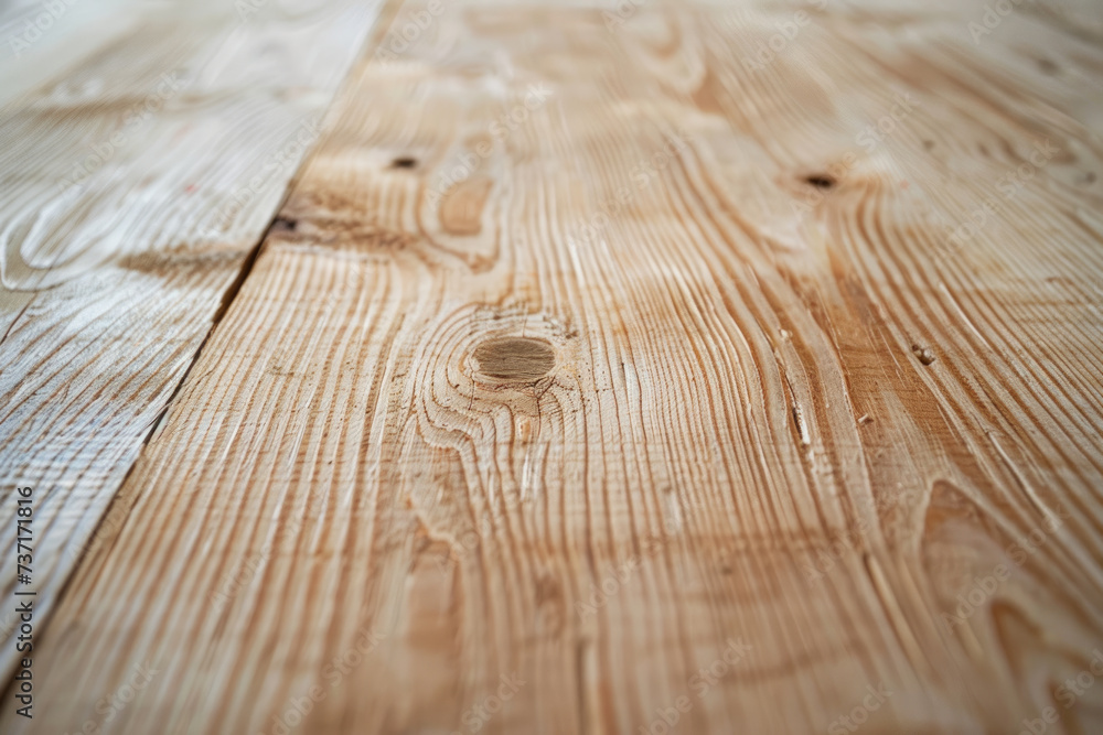 A close-up of untreated pine wood, featuring a raw and unrefined ...