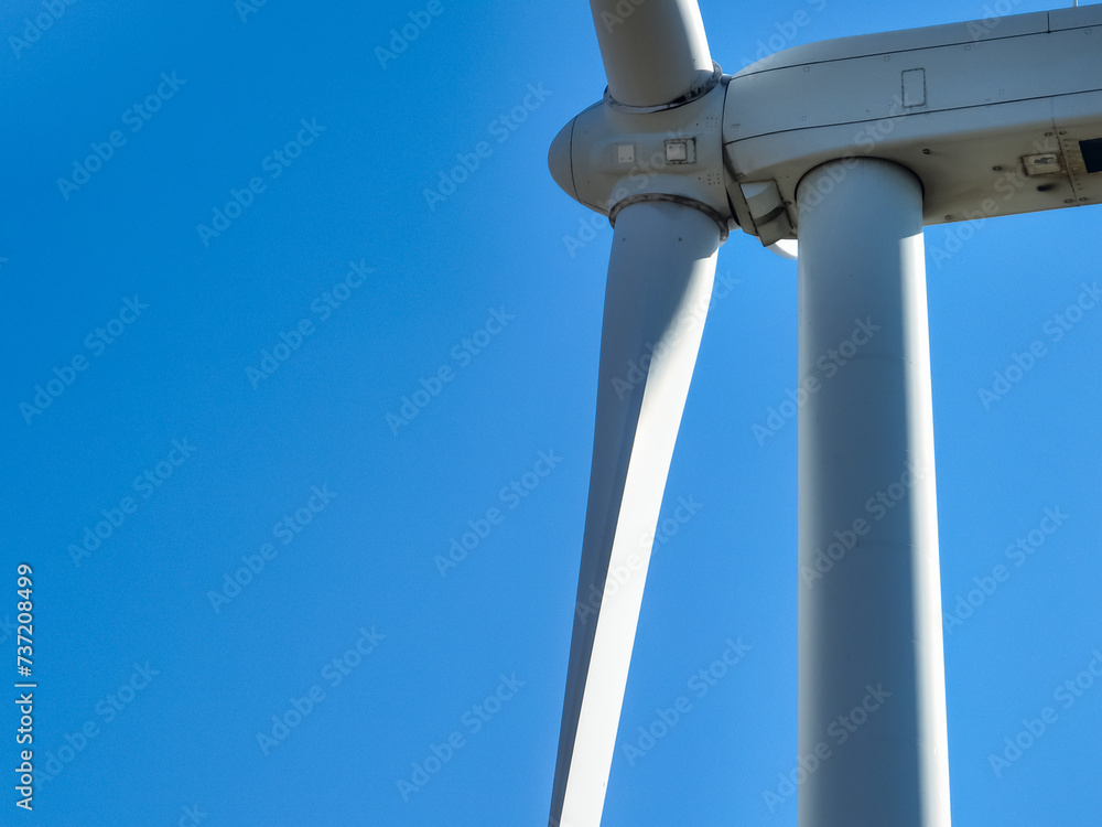 Wind energy. Wind power. Sustainable, renewable energy. Wind turbines ...