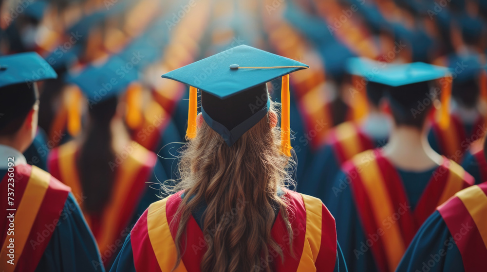 Graduation happy student celebrating graduation, featuring a beaming ...