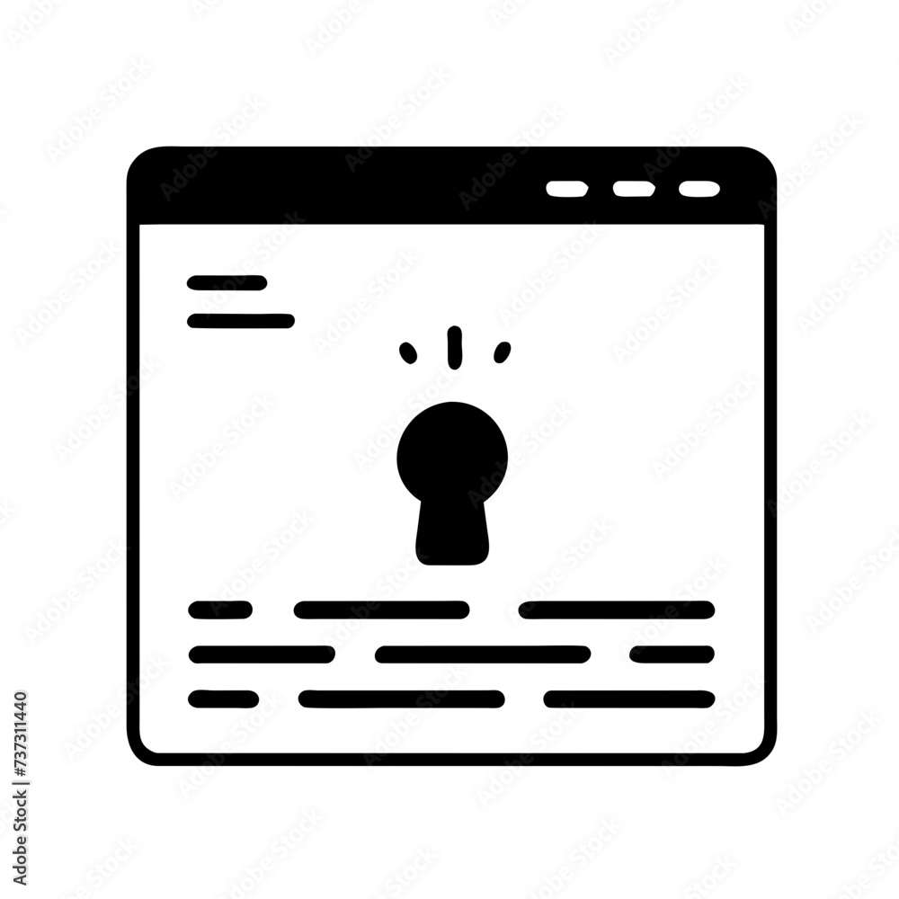 Hacker icon in vector format, depicting a cyber spy with a sleek and ...