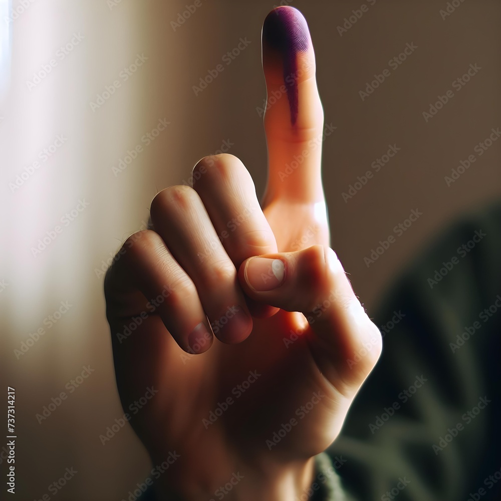 Finger ink Stock Illustration | Adobe Stock