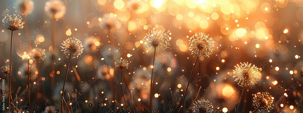 Fireworks, silhouettes outlined by light, time-lapse photography ...