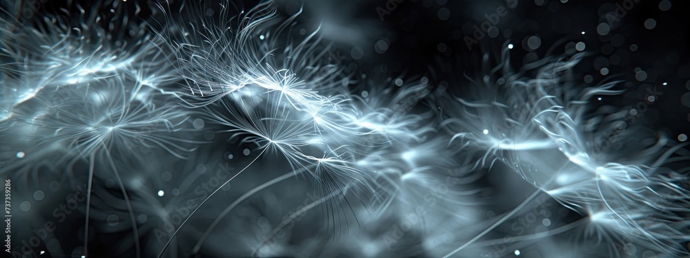 Fireworks, silhouettes outlined by light, time-lapse photography ...