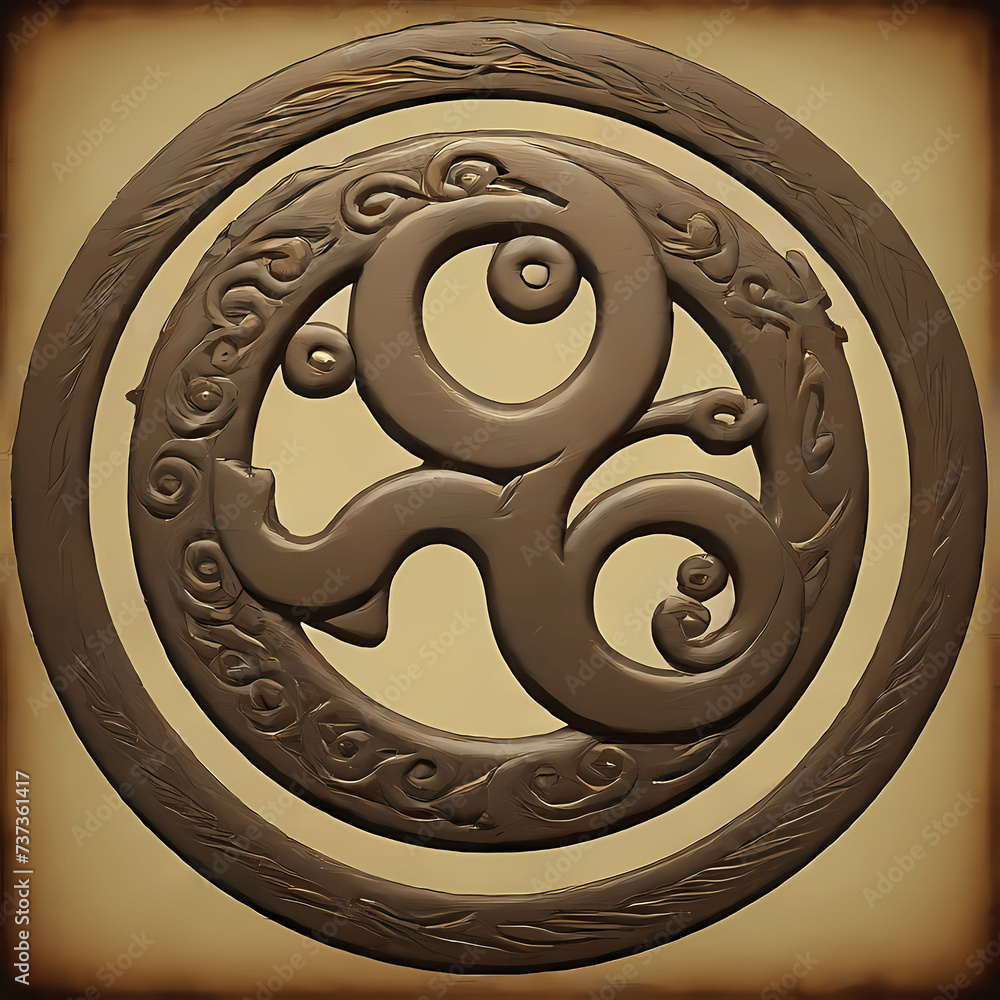Celtic symbol, Triskelion, an ancient symbol representing spiruality ...