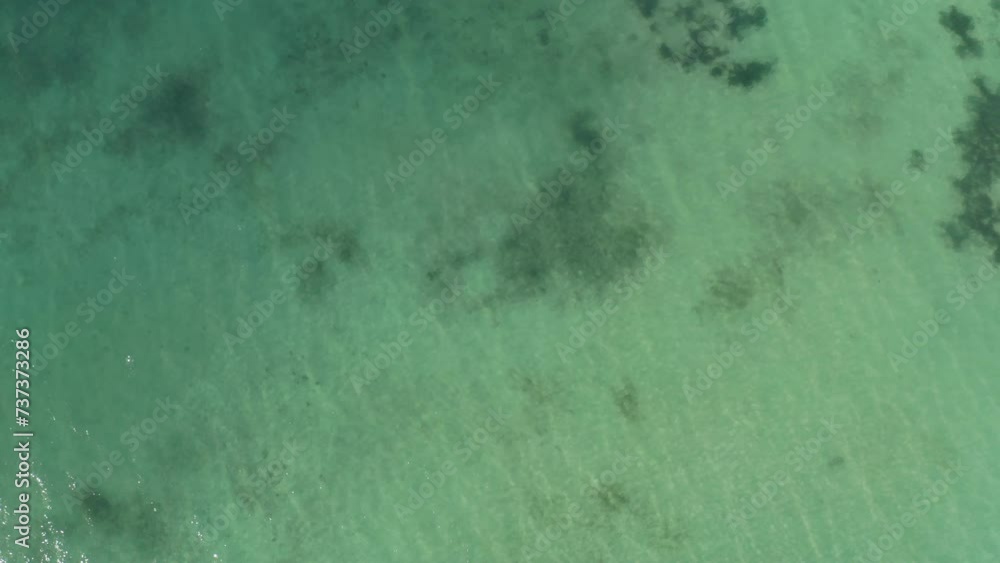 Island Reverie: Ascending Over Indian Ocean's Turquoise Hues and Coral ...