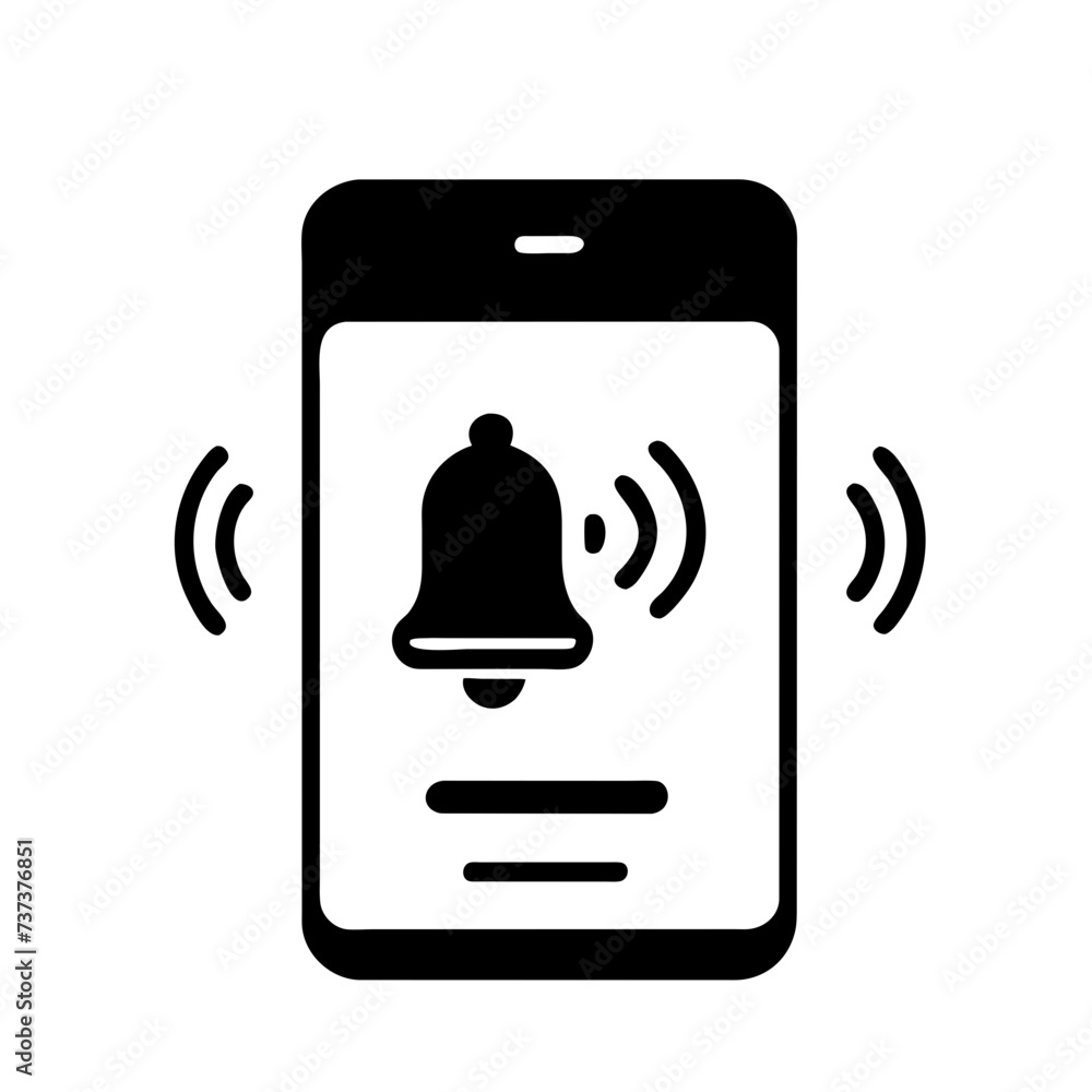 A ringing phone icon, conveying the classic symbol of communication and ...