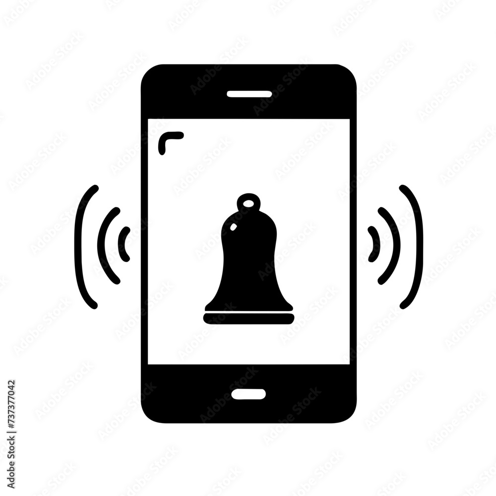 A ringing phone icon, conveying the classic symbol of communication and ...