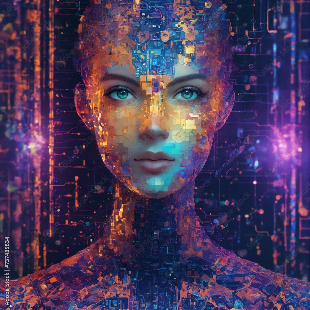 AI women are digital personas crafted with the sophistication of ...