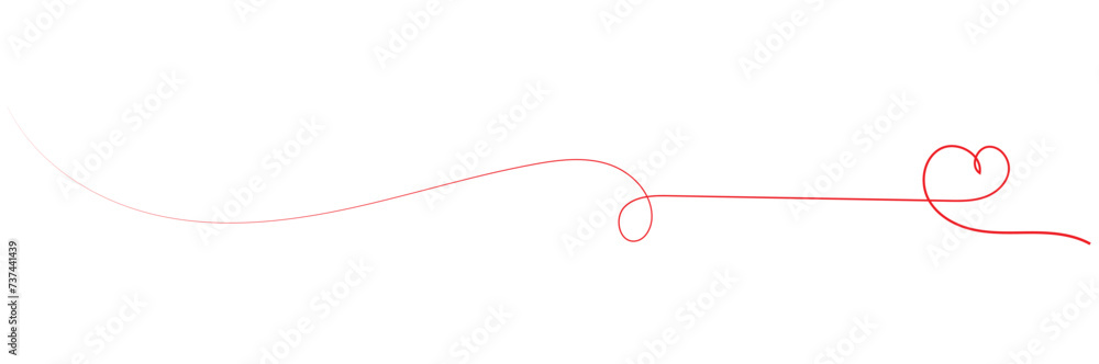 Hand drawn heart line art banner background transparent isolated Stock ...