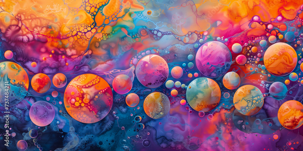 Vivid interaction of viruses with cellular structures in human body ...