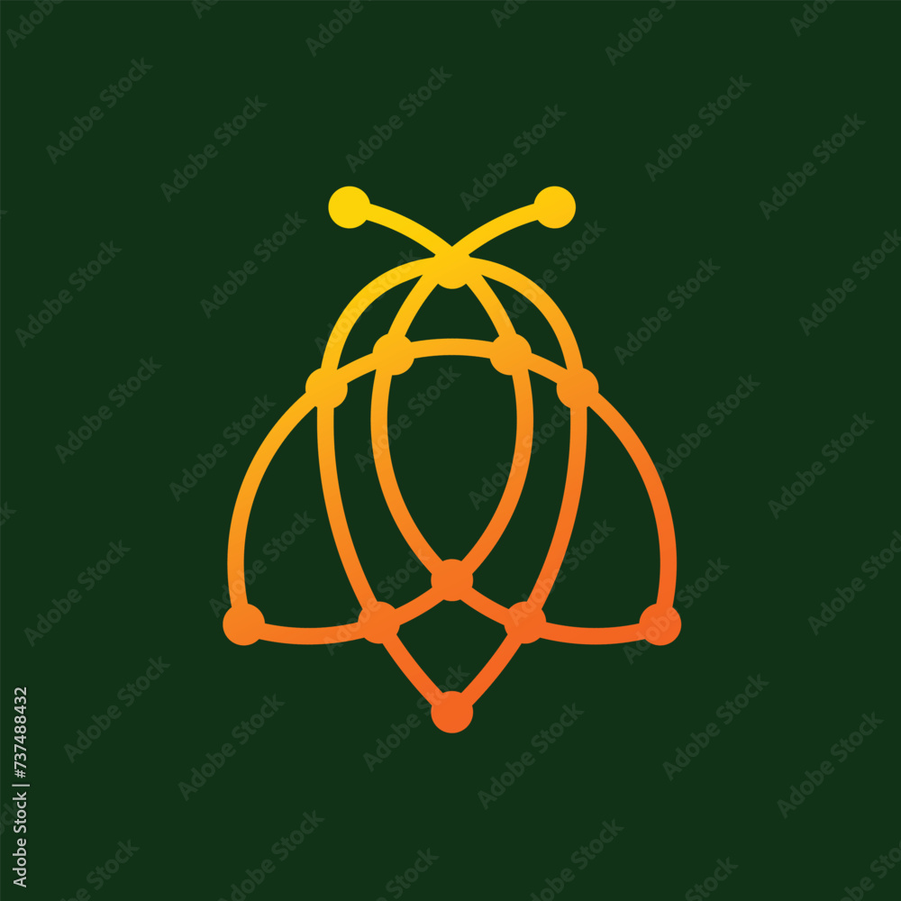 firefly tech digital logo. Smart clean and modern logo design ...