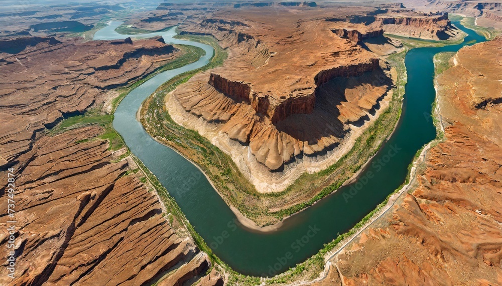 3d model of canyonlands national park utah usa isometric map virtual ...