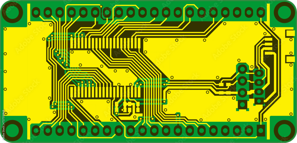Tracing the conductors of the printed circuit board of an electronic ...