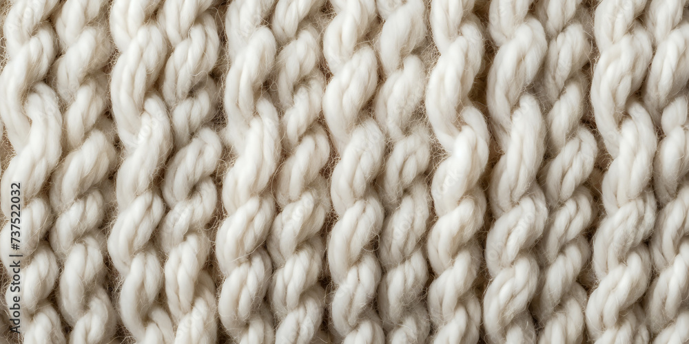 Soft White Woolen Yarn Texture. A high-quality image capturing the soft ...