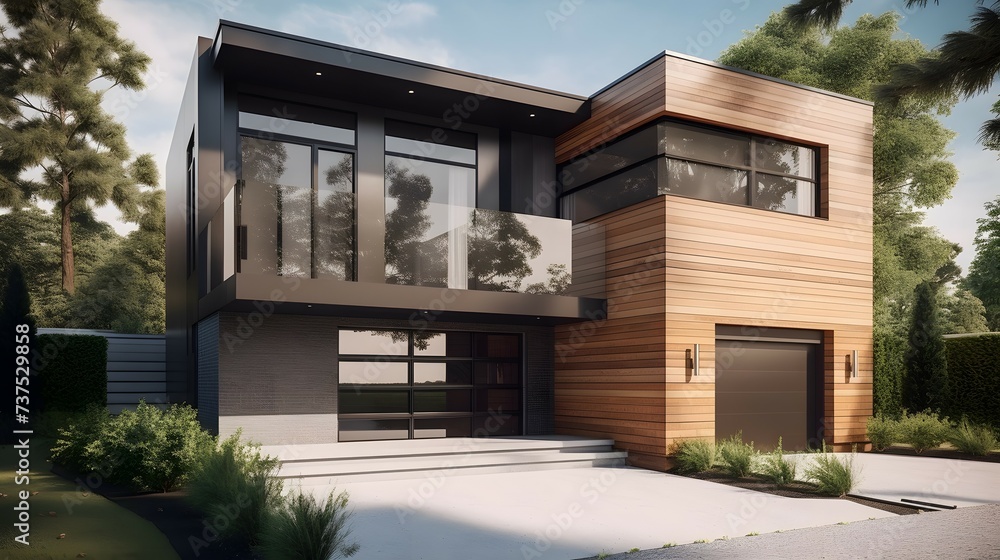 split level exterior house design, split level style, house, exterior ...