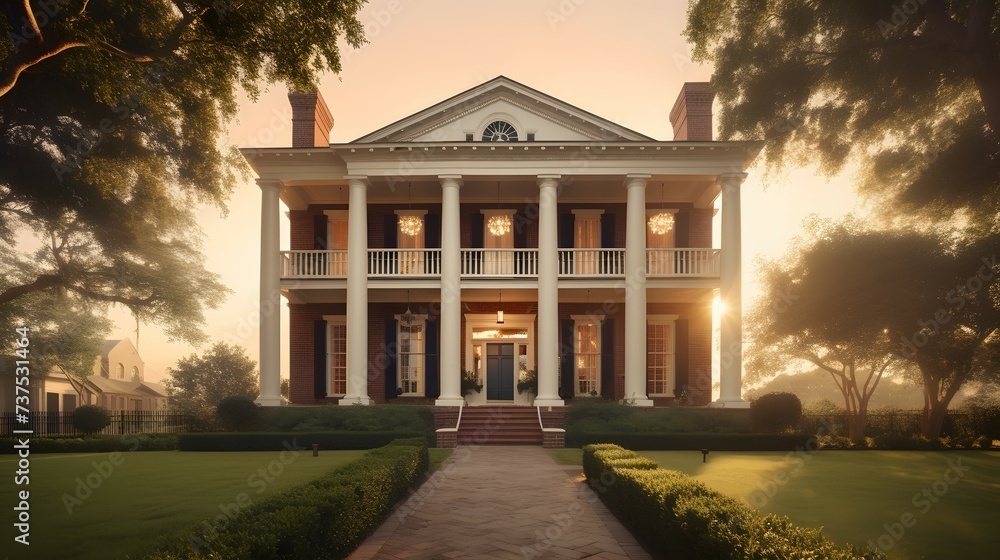 antebellum exterior house design, antebellum style, house, exterior ...