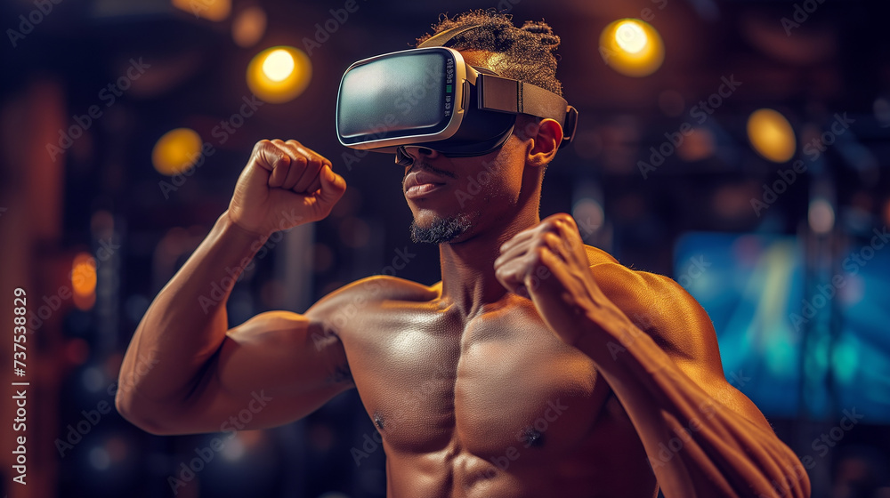 Virtual reality transforms gym routine for black athlete using VR ...