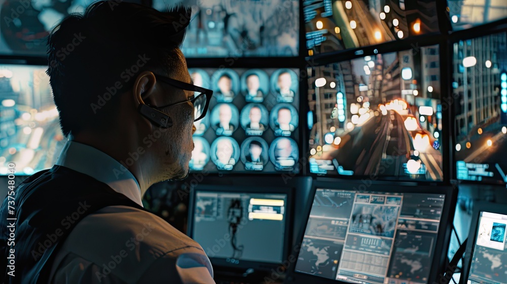 Foto de The props and setting accurately represent the central cyber ...