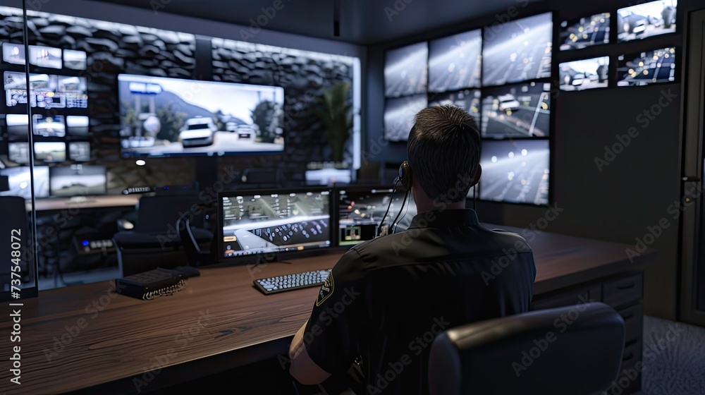 The props and setting accurately represent the central cyber control ...