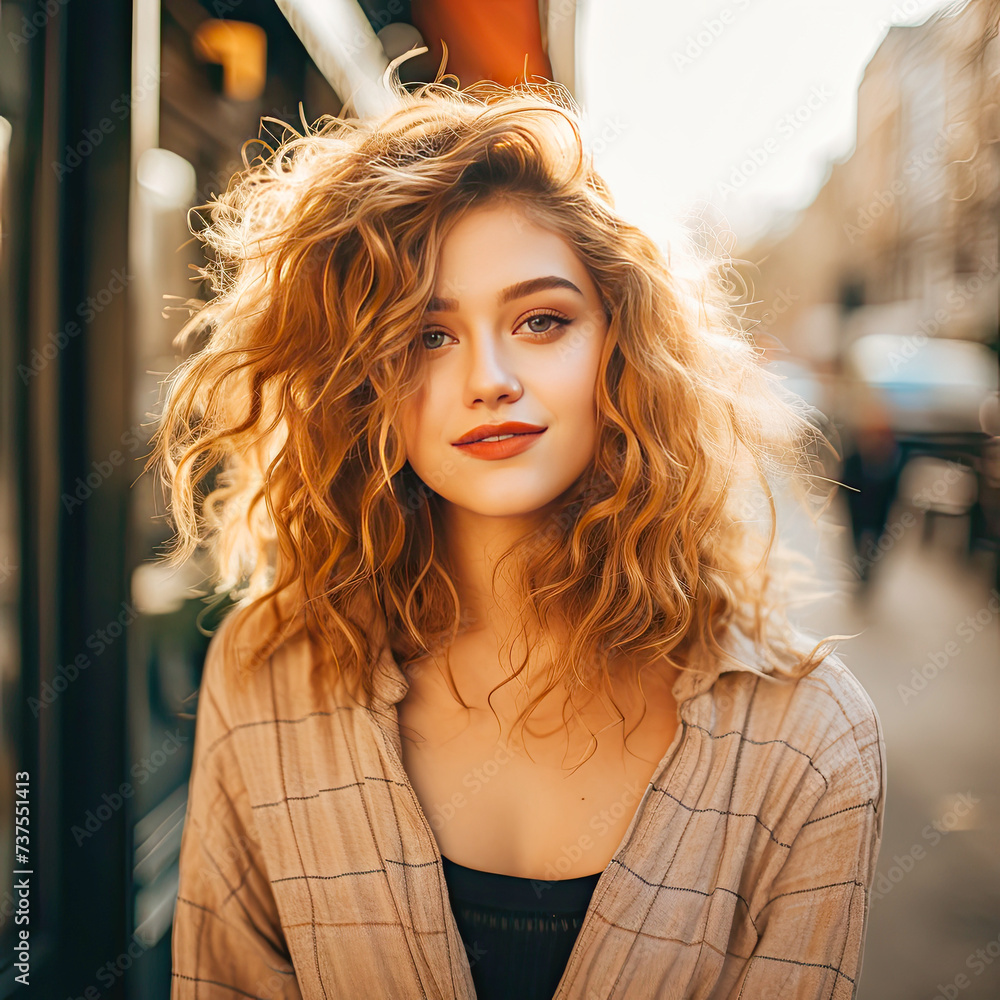 Attractive woman. Beautiful woman, portrait close up. Gorgeous woman ...