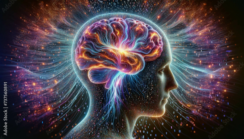 The human brain is a vibrant landscape of neural activity, with digital ...