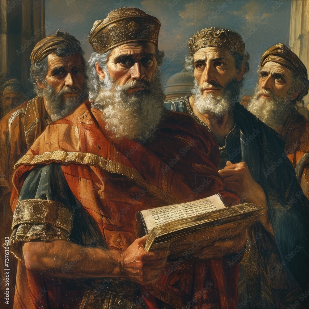 Royal legacy: king Salomon, an iconic biblical figure known for wisdom ...