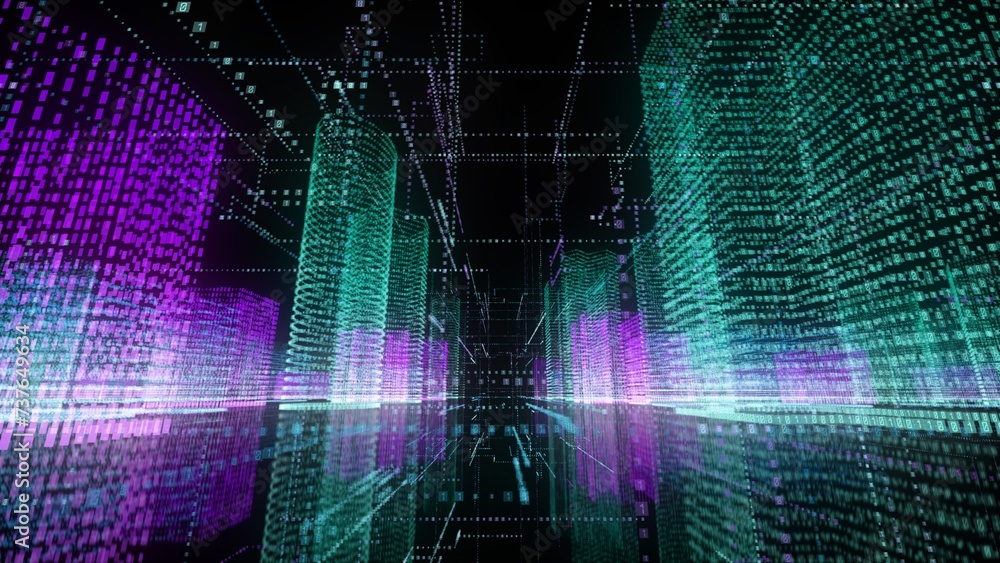 Abstract Binary Background Abstract Binary Code Binary Code 2010