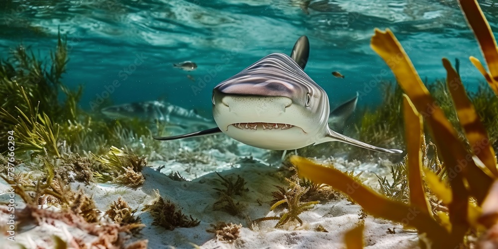 Juvenile shark found swimming in Bimini's mangroves, Bahamas ...