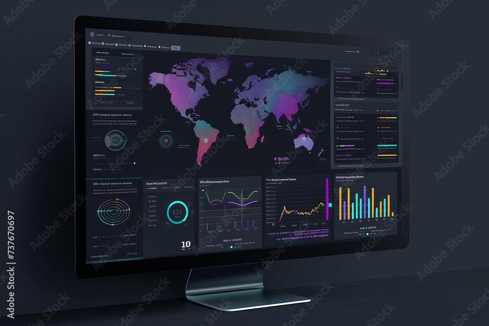 Interactive data visualization platform Customizable analytics ...