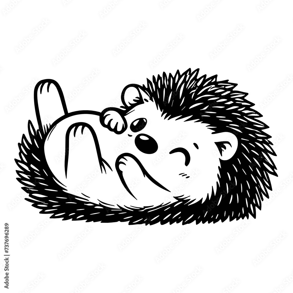 Vetor de Cute Hedgehog , Hedgehog Svg, Hedgehog Cut File, Hedgehog ...
